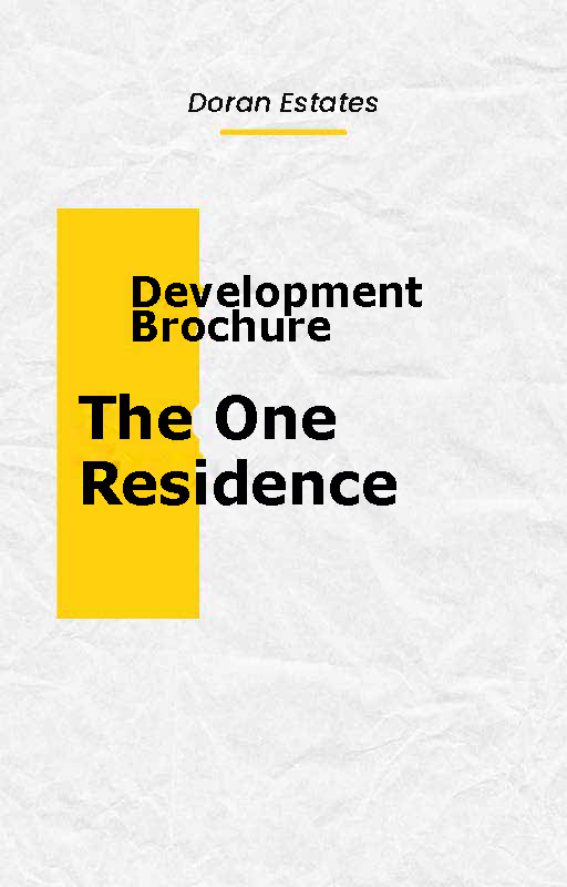 The One Residence - Doran Estates - Property Investment Company